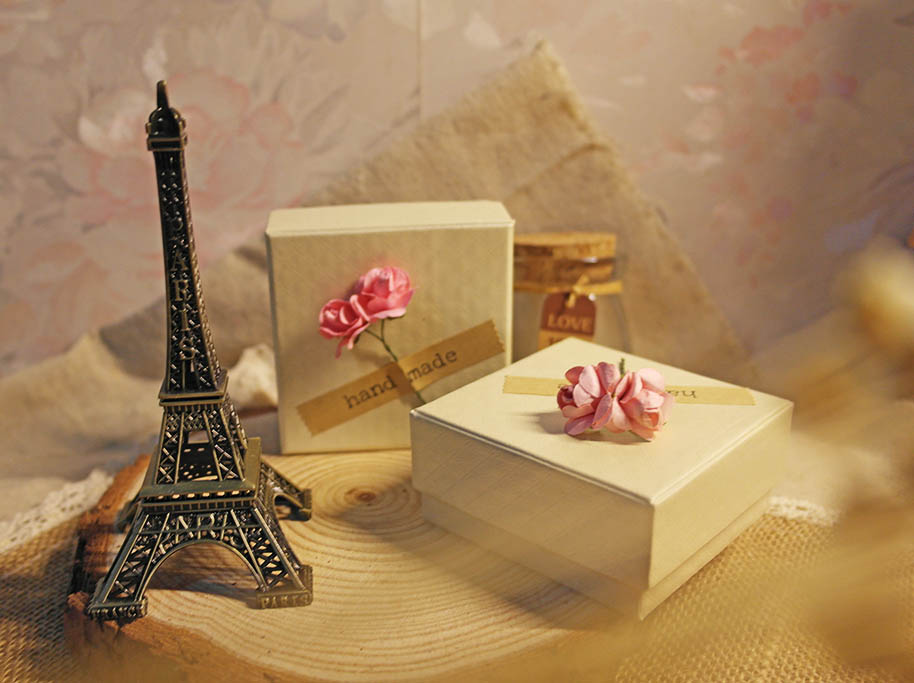 Colorful handmade packaging boxes bag square gift box custom printed ...