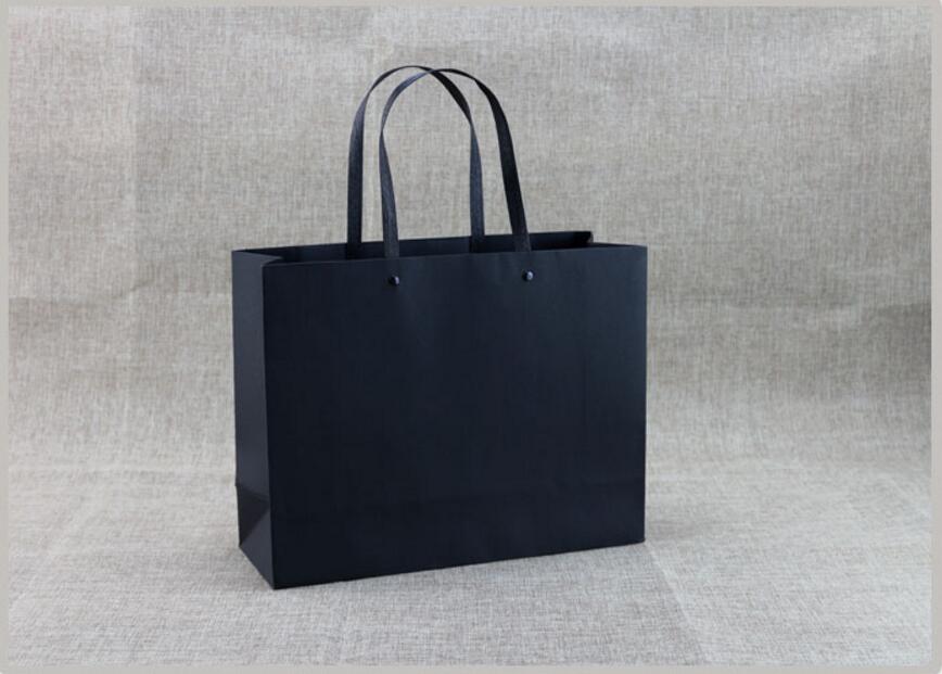 High quality black paper bag/Kraft paper bag/Handbags in EECA Packaging ...