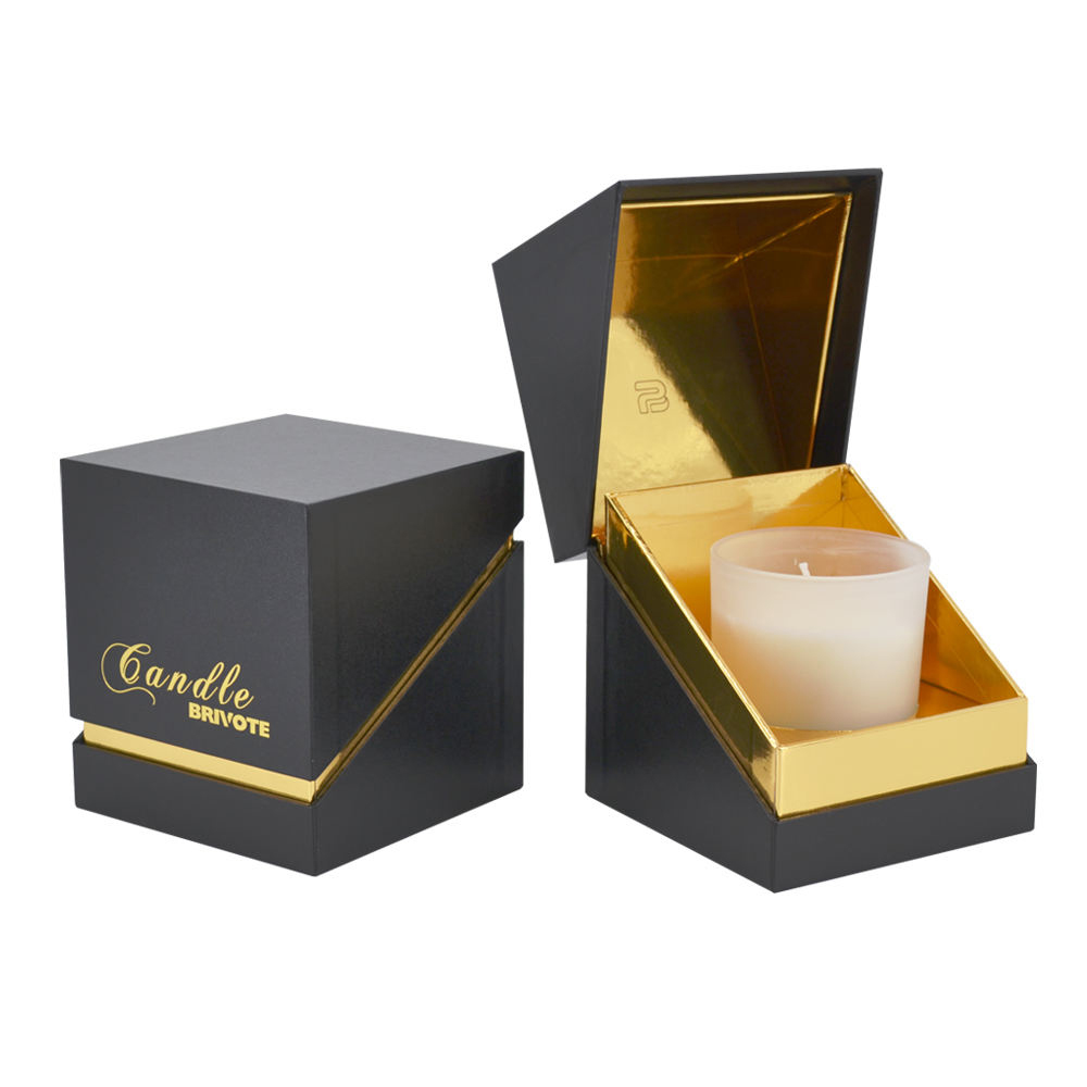 Custom Size Logo Candle Gift Box Packaging Luxury Gift Shipping Box ...